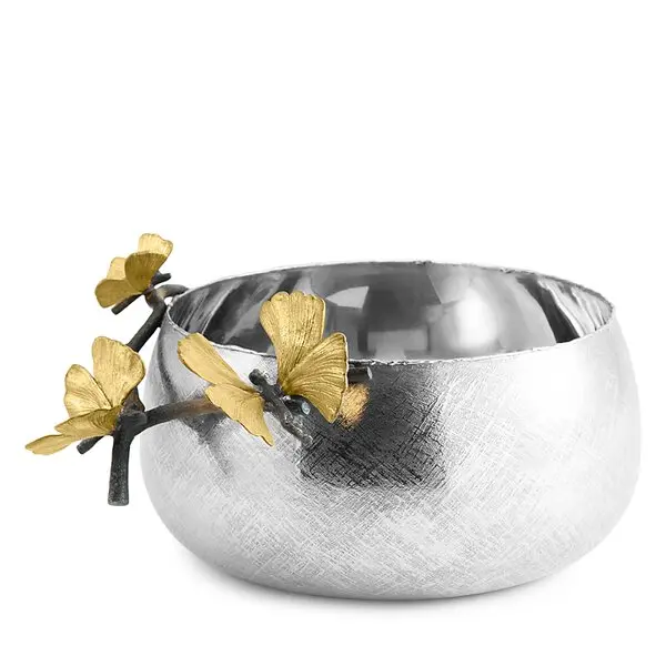 Michael Aram Butterfly Ginkgo Serving Bowl - Silver