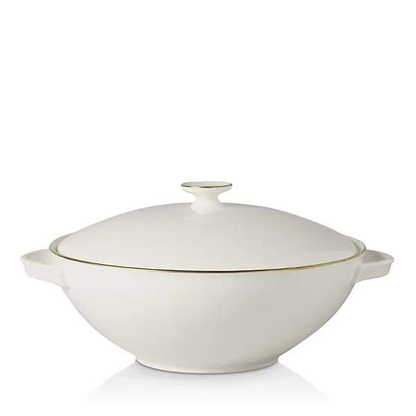 VILLEROY & BOCH Anmut Gold Soup Tureen - White