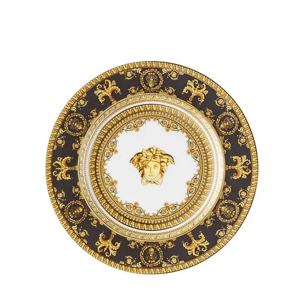 Versace By Rosenthal I Love Baroque Nero Bread & Butter Plate - Black