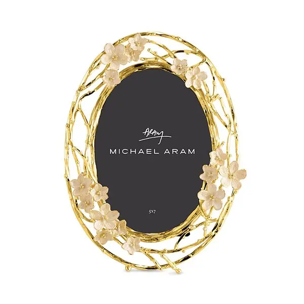 Michael Aram Cherry Blossom Oval Frame, 5 X 7 - No Color