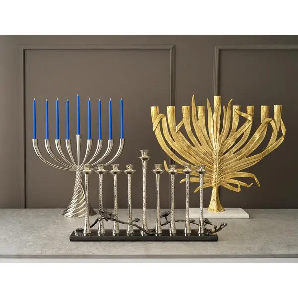 Michael Aram Twist Menorah - Silver