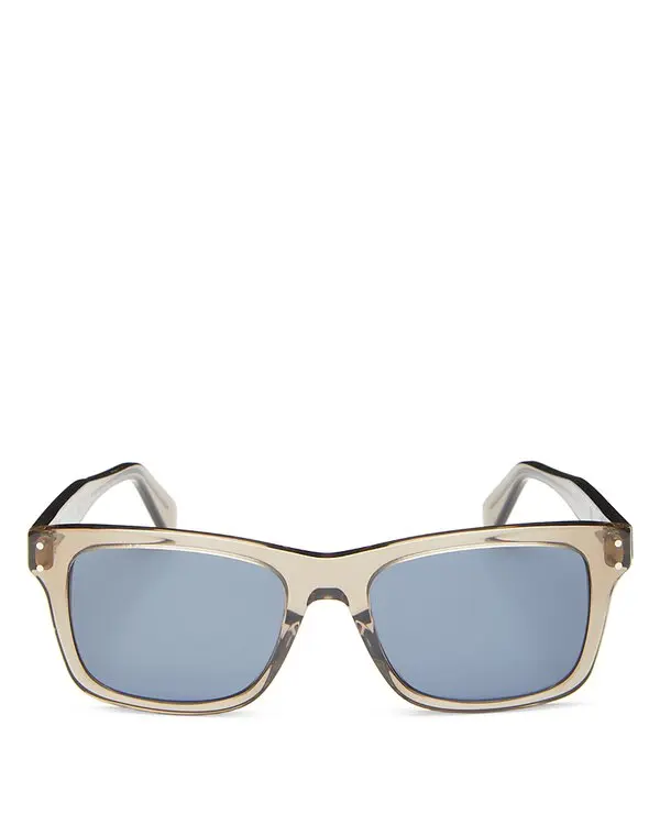 FERRAGAMO Square Sunglasses - Beige/blue