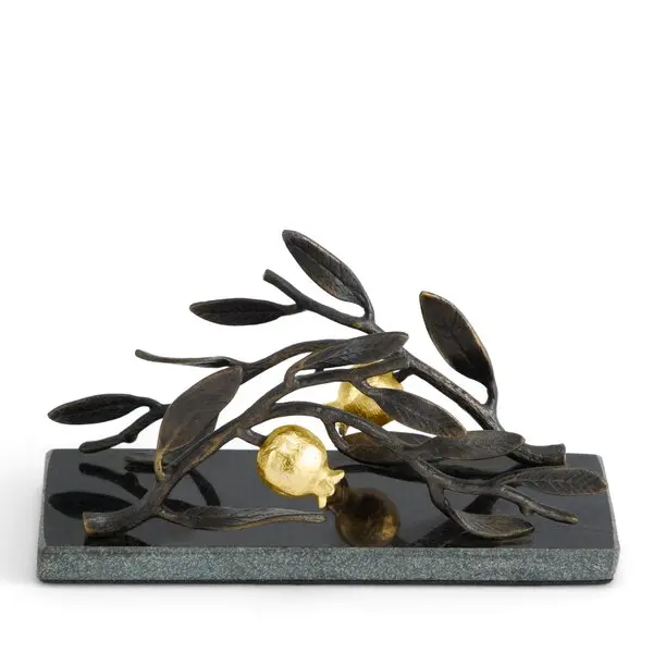 Michael Aram Pomegranate Vertical Napkin Holder - Bronze