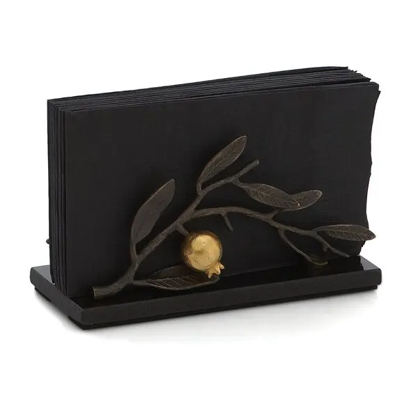 Michael Aram Pomegranate Vertical Napkin Holder - Bronze