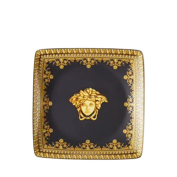 Versace By Rosenthal I Love Baroque Nero Canape Dish - Black