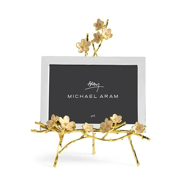 Michael Aram Cherry Blossom Easel Frame, 4 X 6 - Gold