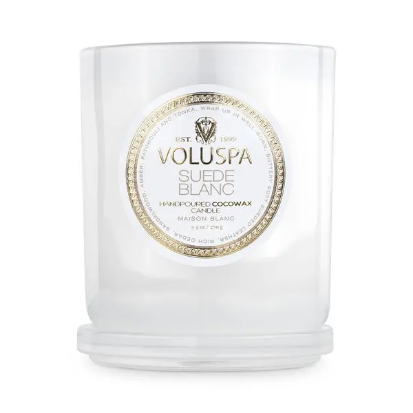 Voluspa Suede Blanc Candle