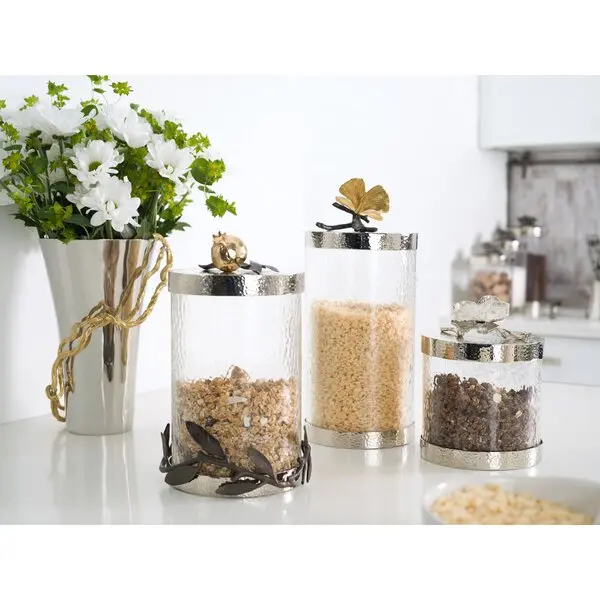 Michael Aram Butterfly Ginkgo Large Kitchen Canister