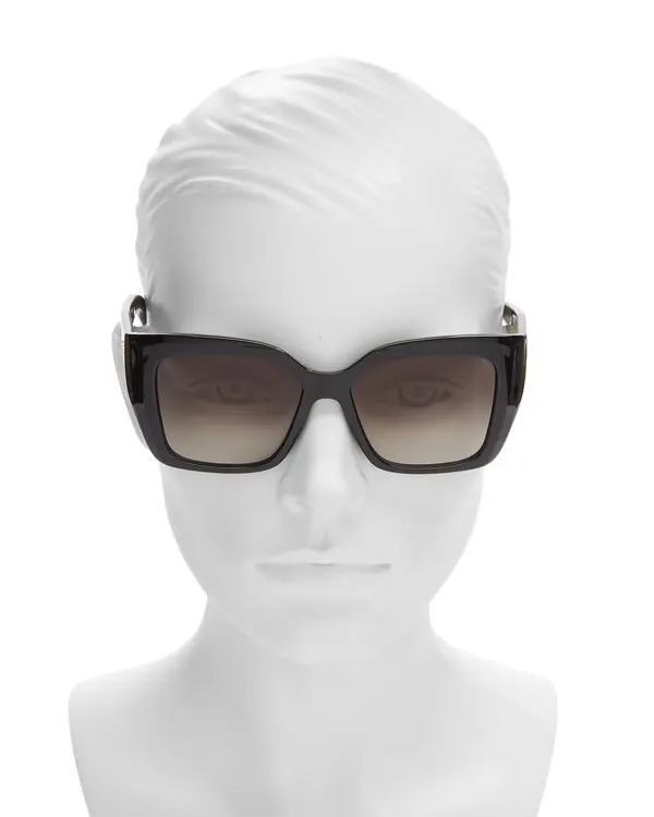 FERRAGAMO 55mm Square Frame Sunglasses