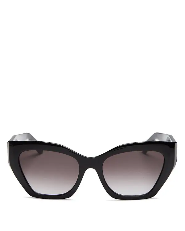 FERRAGAMO Cat Eye Sunglasses - Black/gray Gradient