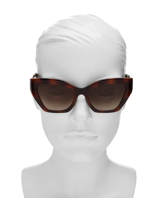 FERRAGAMO Cat Eye Sunglasses - Tortoise/brown Gradient