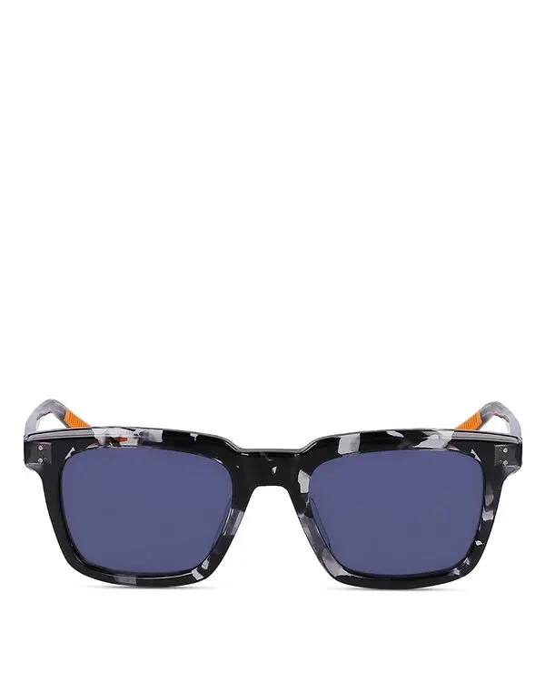 Shinola Monster Square Sunglasses - Black/blue Solid