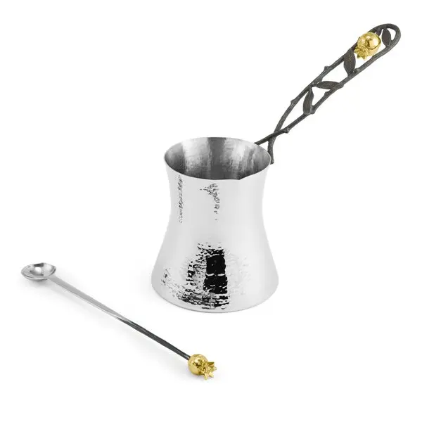 Michael Aram Pomegranate Coffee Pot & Spoon