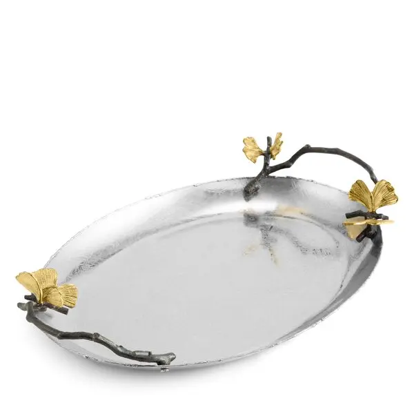 Michael Aram Butterfly Ginkgo Medium Tray - Silver