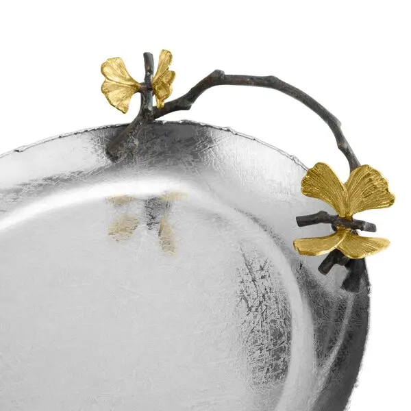 Michael Aram Butterfly Ginkgo Medium Tray - Silver