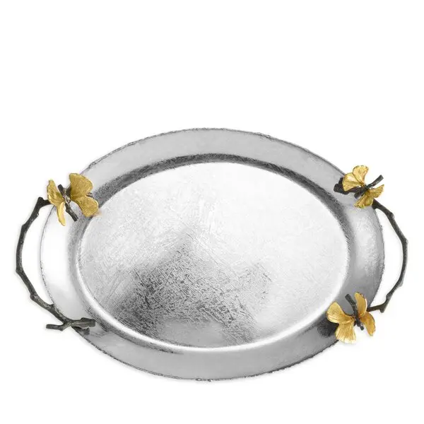 Michael Aram Butterfly Ginkgo Medium Tray - Silver