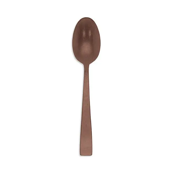 SAMBONET Flat Stainless Steel Serving Spoon - Copper