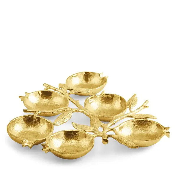 Michael Aram Pomegranate Seder Plate - Gold