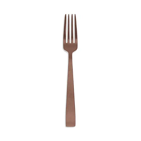 SAMBONET Flat Stainless Steel Serving Fork - Copper