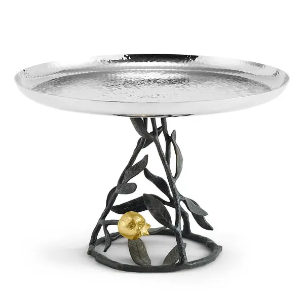 Michael Aram Pomegranate Pastry Stand - Silver