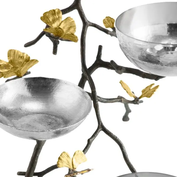 Michael Aram Butterfly Ginkgo Triple Bowl Set - Multi