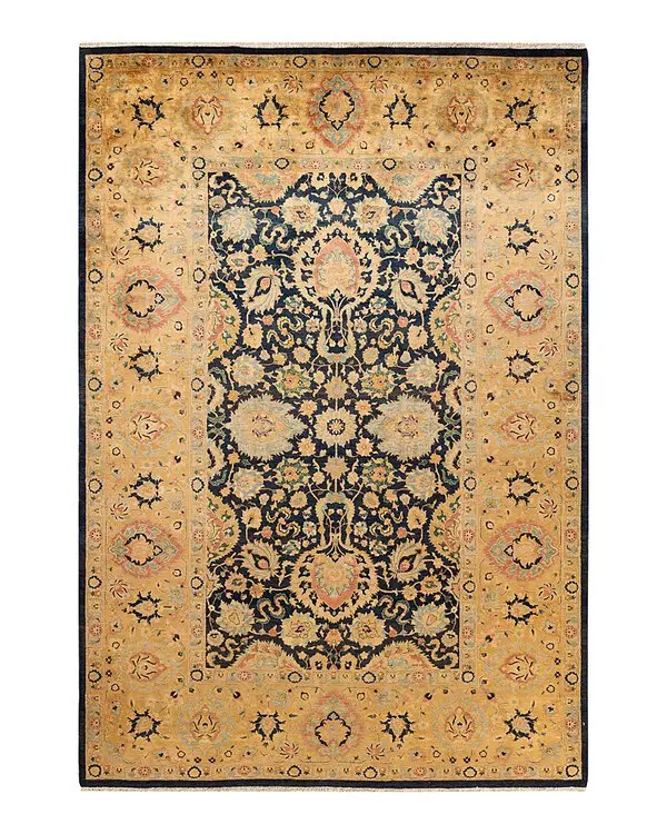 Bloomingdale'S Mogul M1190 Area Rug, 6'2 X 9'2 - Blue