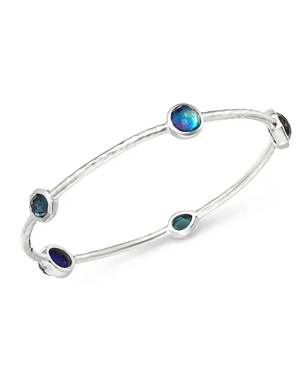 Ippolita Sterling Silver Rock Candy Eclipse Bangle Bracelet - Multi/silver