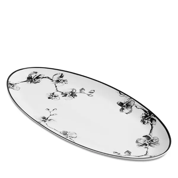 Michael Aram Black Orchid Serving Platter - White