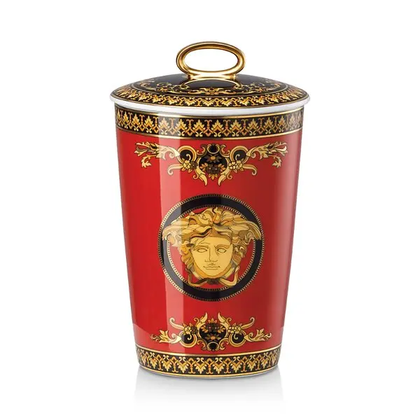 Versace Medusa Scented Candle - Red