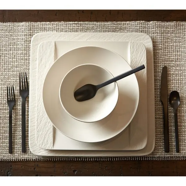 VILLEROY & BOCH Manufacture Rock Blanc Dinner Plate - White