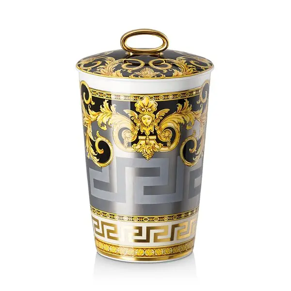 Versace Prestige Gala Scented Candle - Gray
