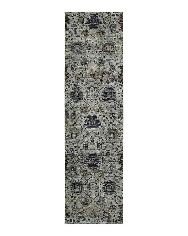 ORIENTAL WEAVERS Andorra 7120a Runner Rug, 2'3 X 8 - Blue/navy