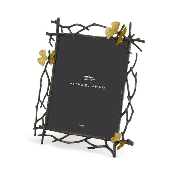 Michael Aram Butterfly Ginkgo Picture Frame, 8 X 10 - Silver/gold