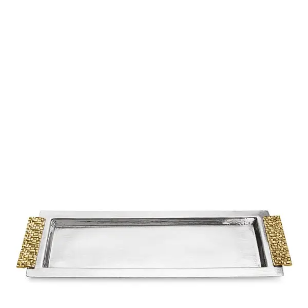 Michael Aram Palm Vanity Tray - Marble/gold