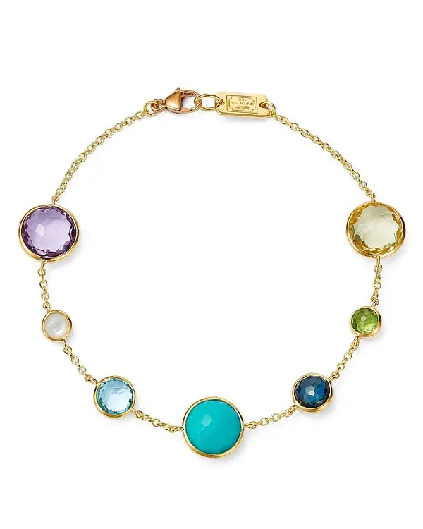Ippolita 18k Yellow Gold Lollipop Bracelet - Multi/gold