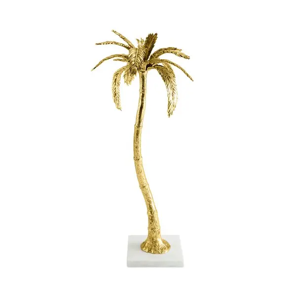 Michael Aram Palm Large Candleholder - Gold
