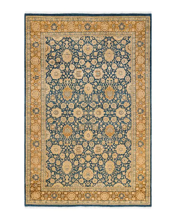 Bloomingdale'S Mogul M1273 Area Rug, 6'1 X 9'3 - Blue