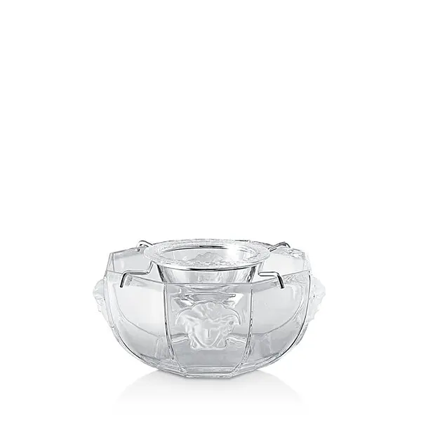 Versace Medusa Lumiere Caviar Bowl - Clear