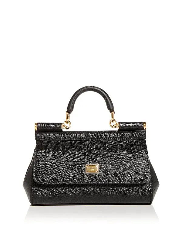 Dolce & Gabbana Small Sicily Handbag - Black