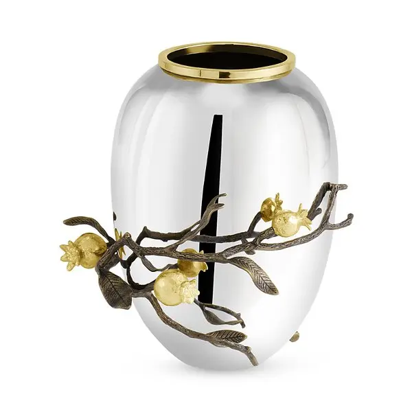 Michael Aram Pomegranate Medium Vase - Silver