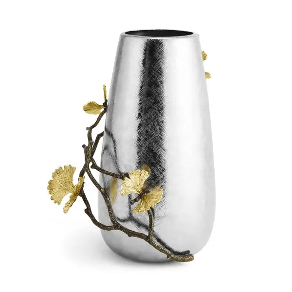 Michael Aram Butterfly Ginkgo Large Vase - Silver
