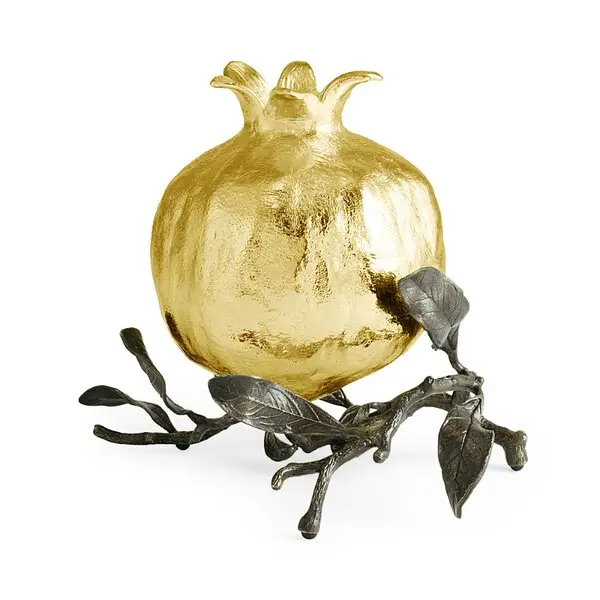 Michael Aram Pomegranate Rose Vase - Gold