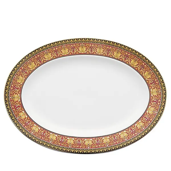 Versace Rosenthal Meets Medusa Platter, 15.75 - Red