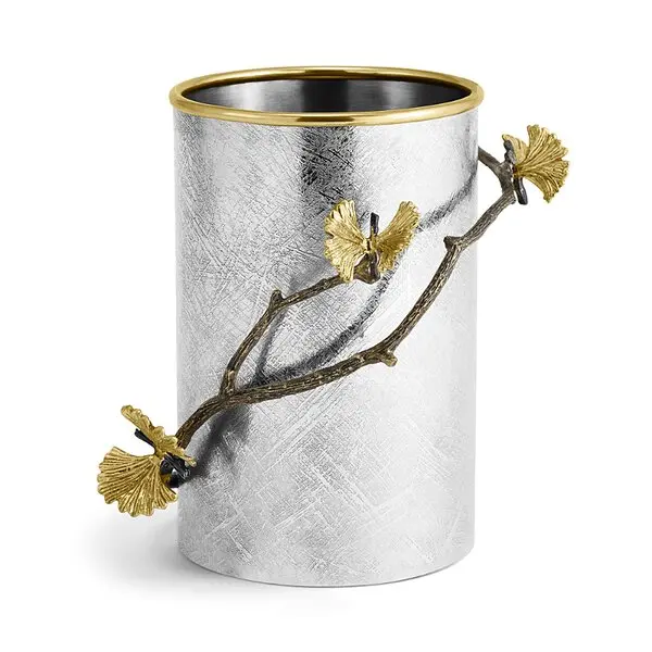 Michael Aram Butterfly Ginkgo Utensil Holder - Silver/gold