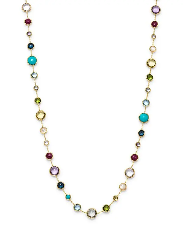 Ippolita 18k Yellow Gold Gemstone Chain Necklace - Multi/gold