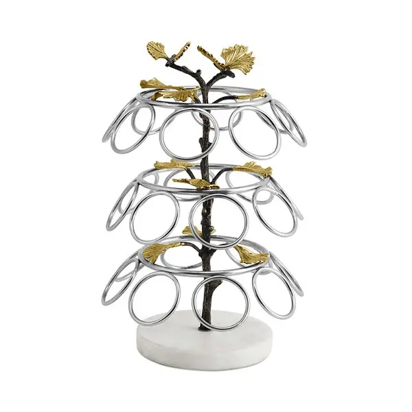 Michael Aram Butterfly Ginkgo K-cup Carousel - Silver