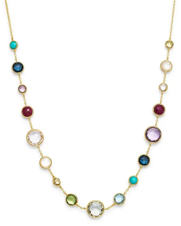 Ippolita 18k Yellow Gold Lollipop Lollitini Necklace - Multi/gold