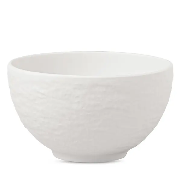 VILLEROY & BOCH Manufacture Rock Rice Bowl, Small - White