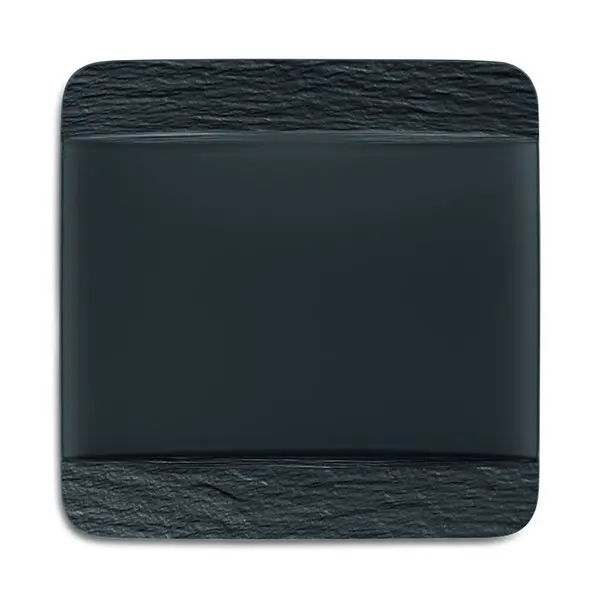 VILLEROY & BOCH Manufacture Rock Dinner Plate - Black