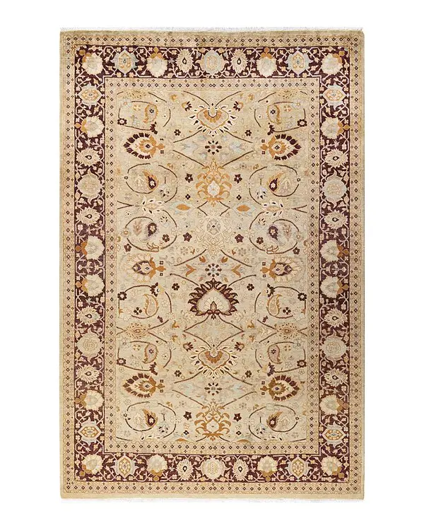 Bloomingdale'S Mogul M1130 Area Rug, 6'2 X 9'5 - Yellow
